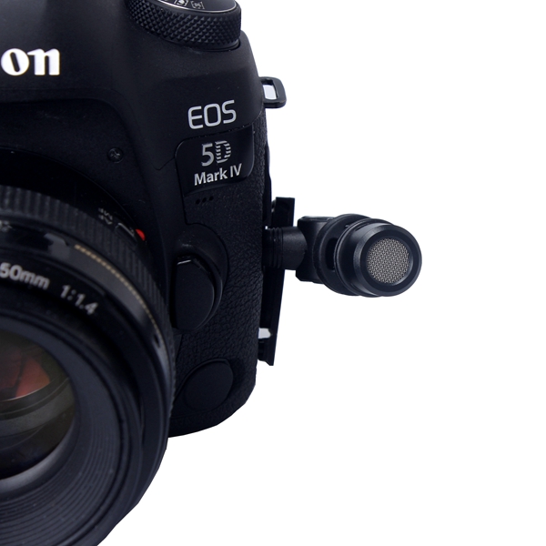 CiMic Flexible and Compact Microphone for Camera, Camcorder, Sound ...
